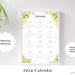 Lemons Letter Instant Download Stationery Printable Calendar 2024 ...