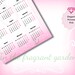 Princess Inspired 2024 Year Calendar Month Princess Dollie Doll Pink ...