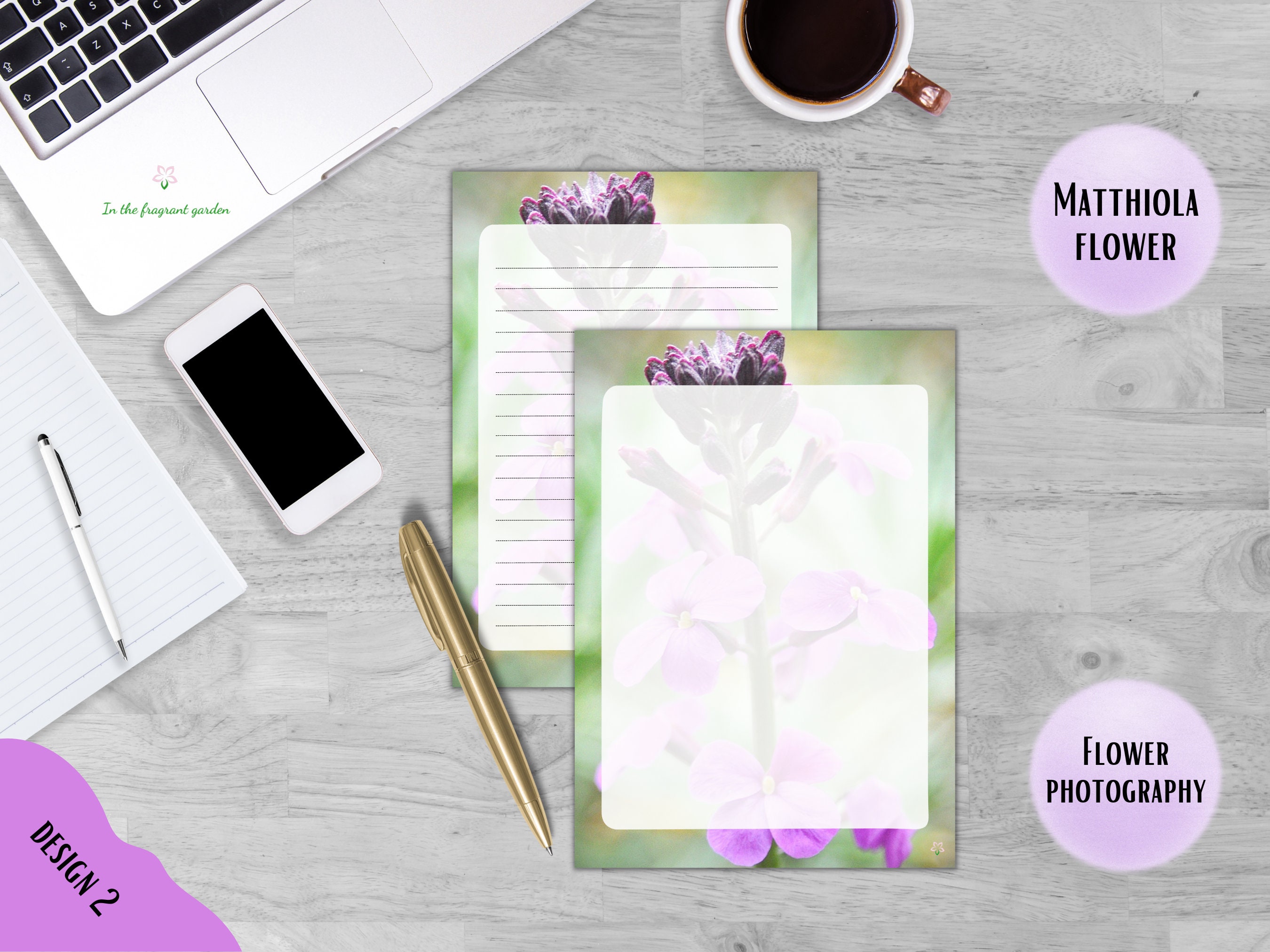 Floral Notes Printable to Do List Pages Lined Note Unique Flower Daily ...