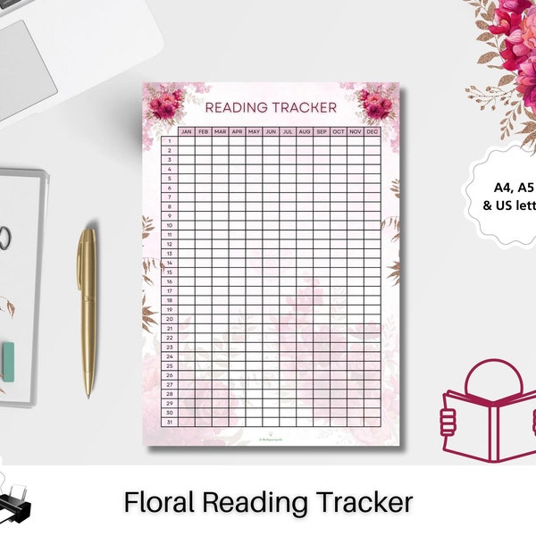 2024 Reading Planner - Etsy