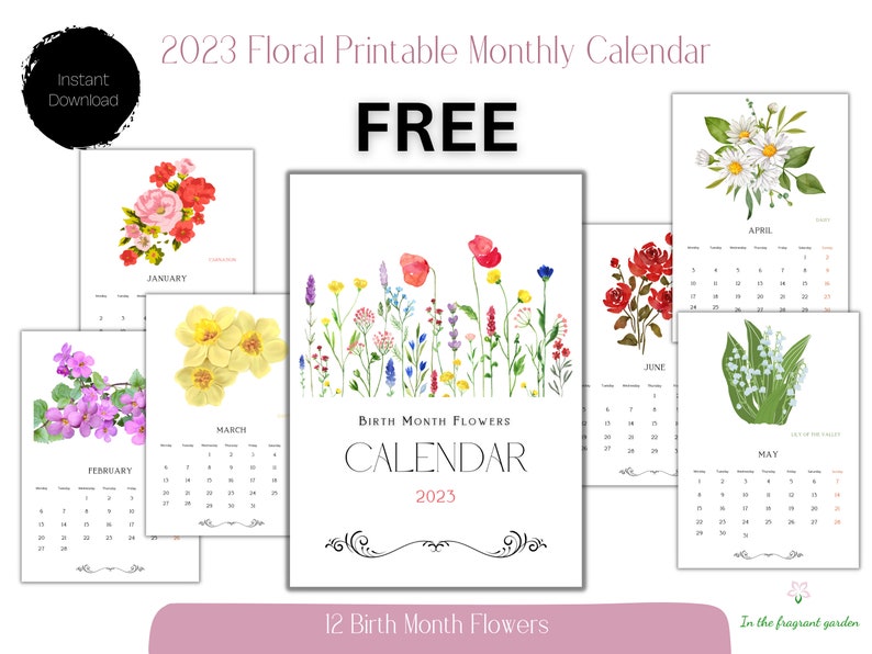 Forget Me Not Printable Floral Notes Pomodoro Cute Planner - Etsy