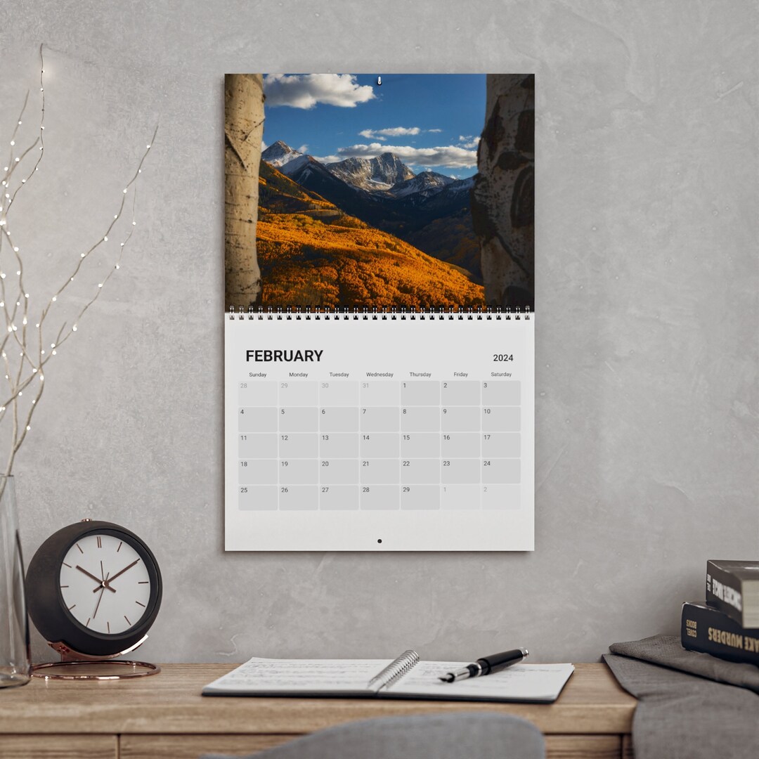 Yearlong Fall Calendar (2024) - Etsy