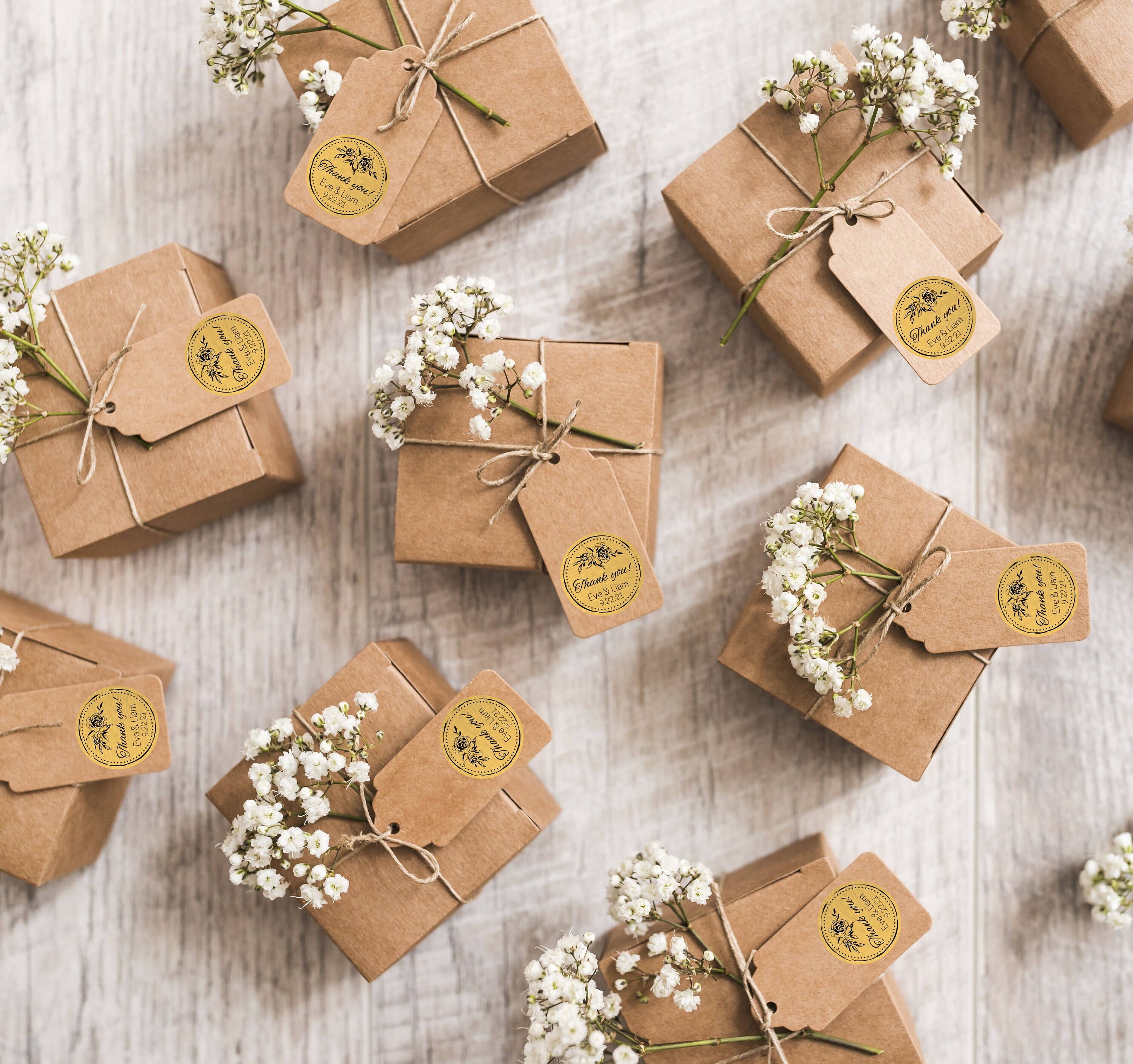 Wedding Favor Labels Custom Laser Engraved Acrylic Stickers | Etsy