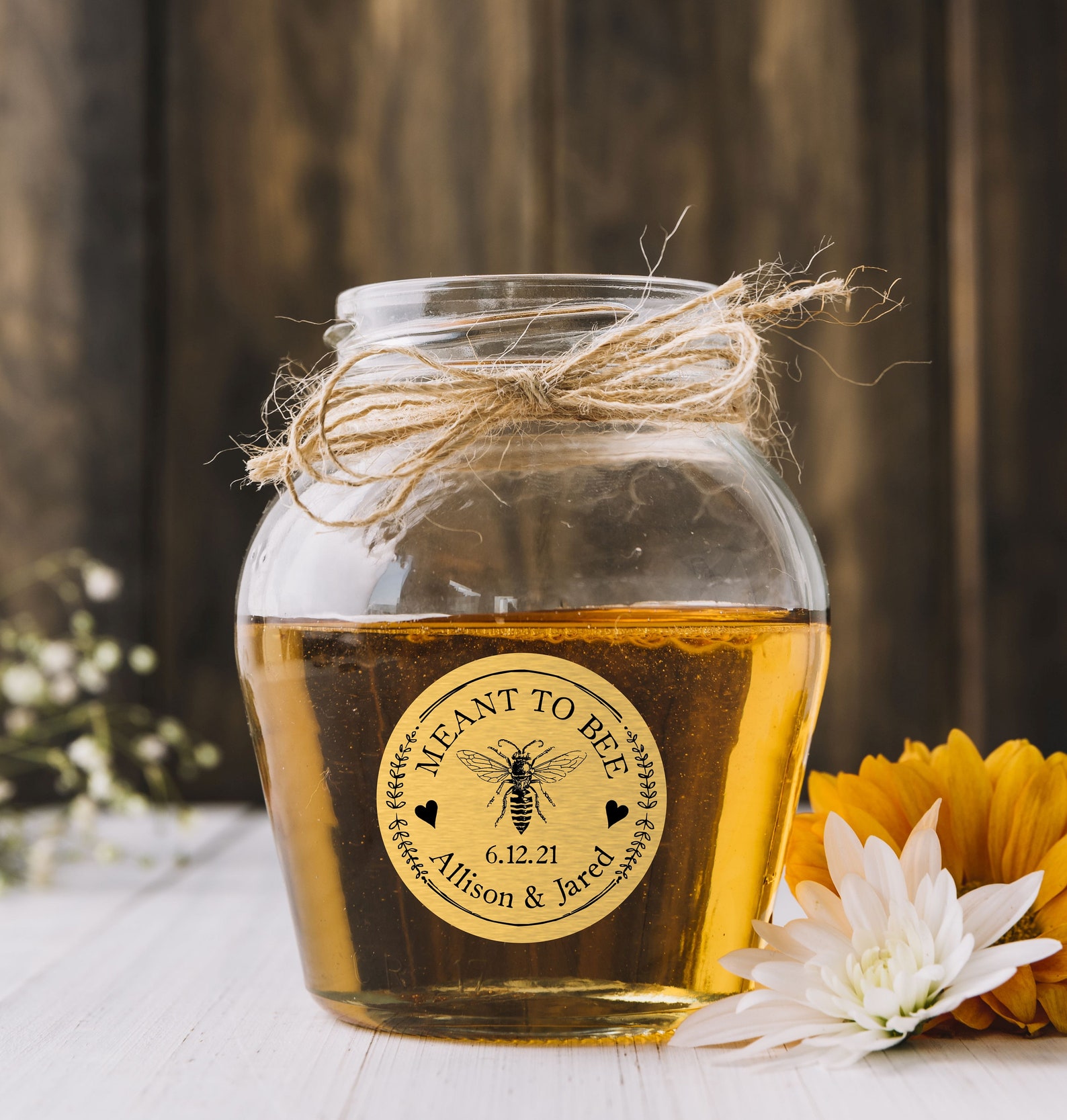 Meant to Bee Stickers Meant to Be Honey Favor Labels - Etsy