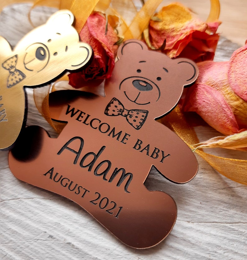 Teddy Bear Baby Shower Magnets Baby Bear Magnets Baby - Etsy