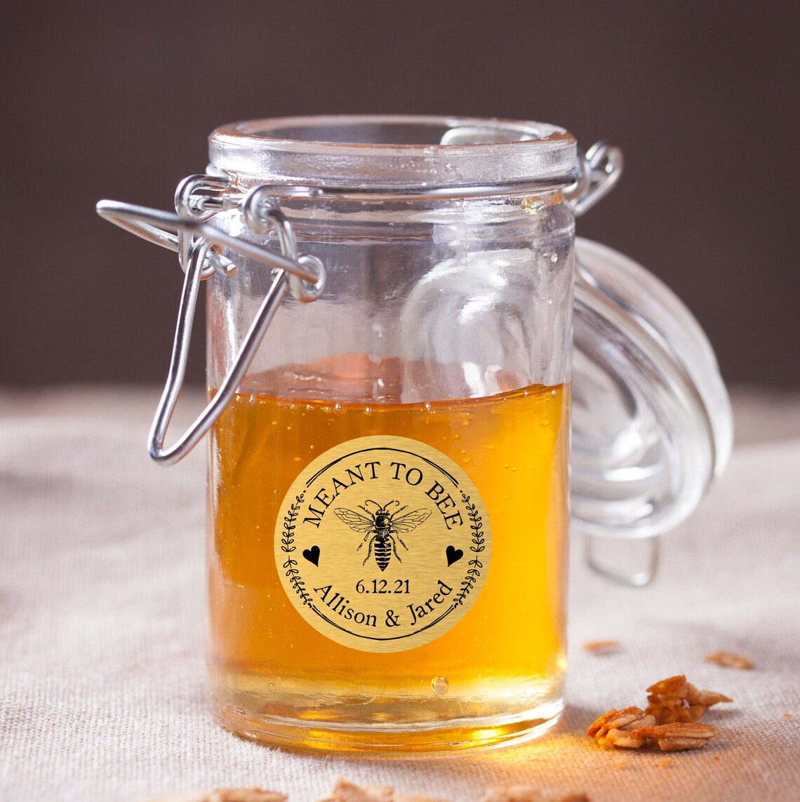 Meant to Bee Stickers Meant to Be Honey Favor Labels - Etsy