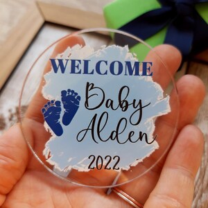 Baby Shower Favors - Welcome Baby Magnets - Gifts for Baby Shower ...