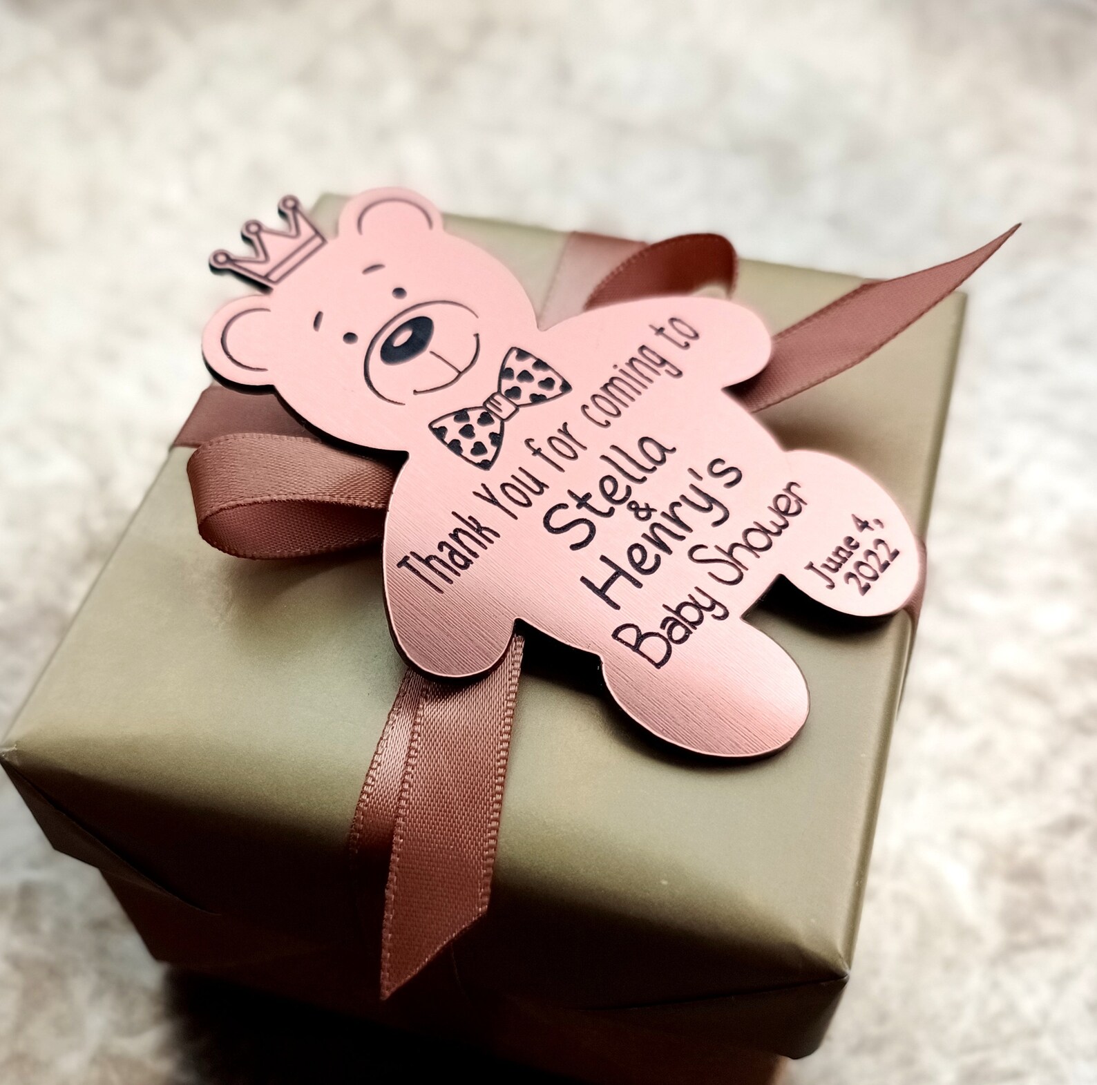 Custom Bear Magnets Baby Shower Favors Gifts for Guests Party Favors ...