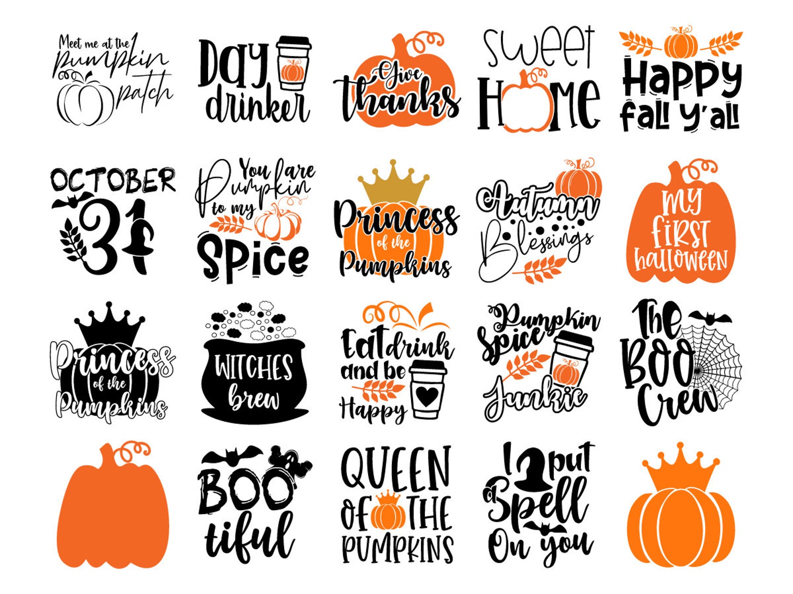 Halloween Designs All Formats - Etsy