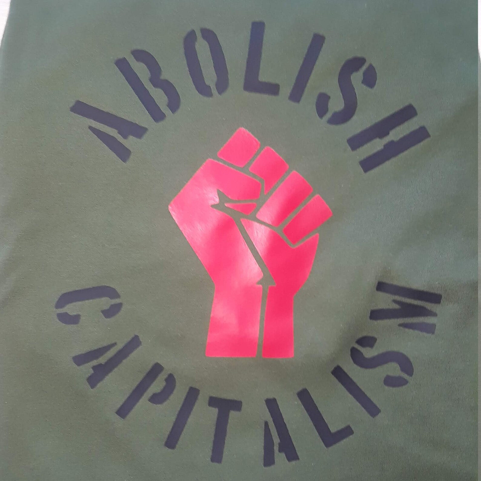 Abolish Capitalism Solidarity Fist T-shirt Tshirt | Etsy