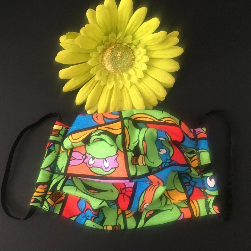 Teenage Mutant Ninja Turtle Face Mask - Etsy