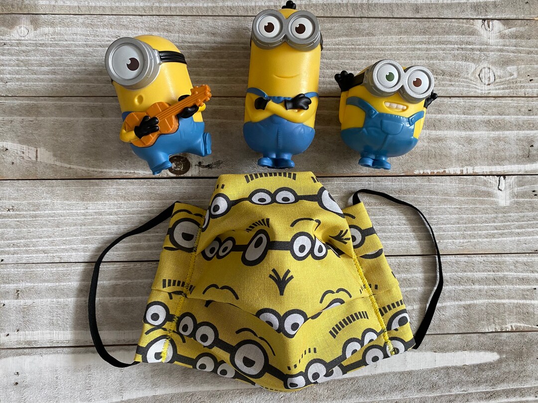 Minion Inspired Mask With Nose Wire - Etsy