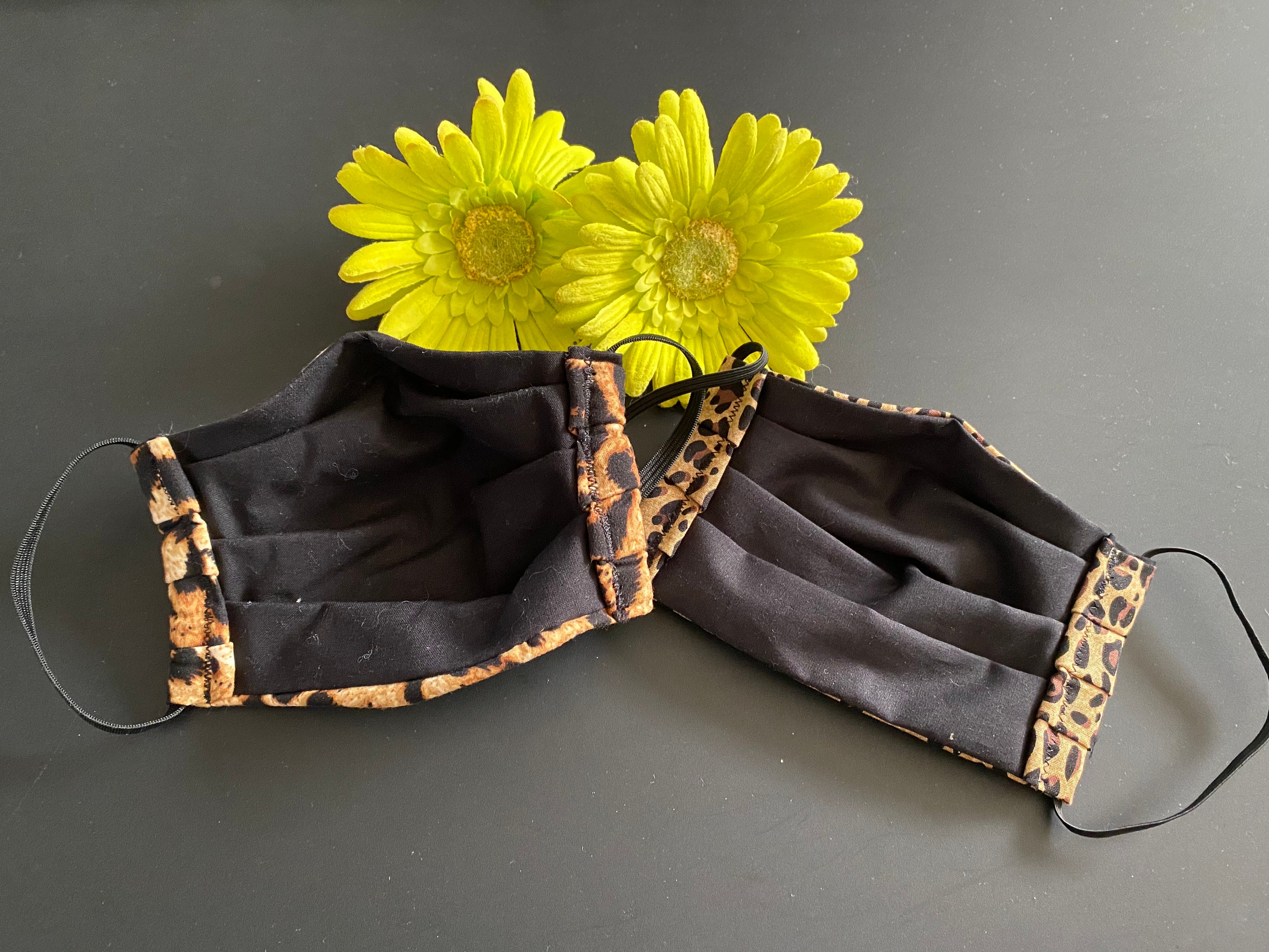 Cheetah Print Masks w/ Nose Wire | Etsy