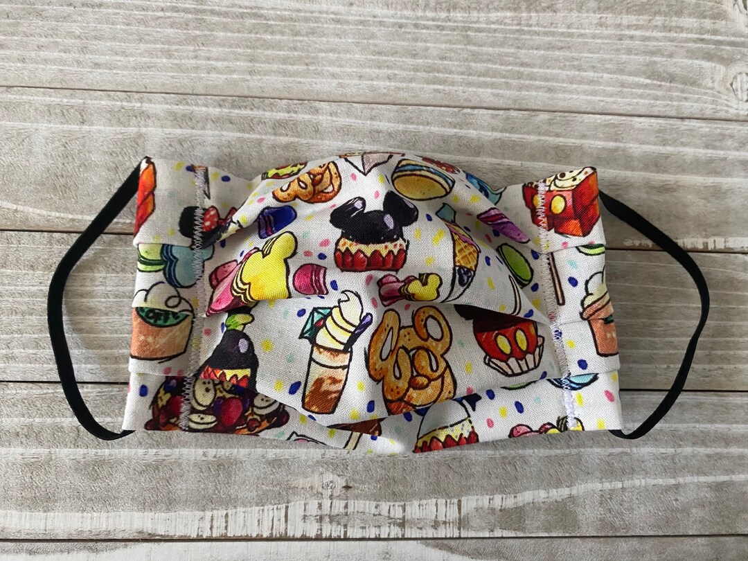 Disney Snack Mask With Nose Wire - Etsy
