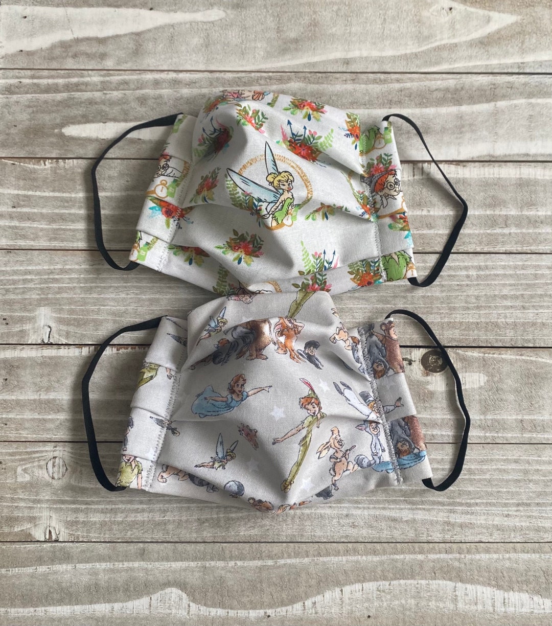 Peter Pan and Tinkerbell Inspired Masks With Nose Wire - Etsy