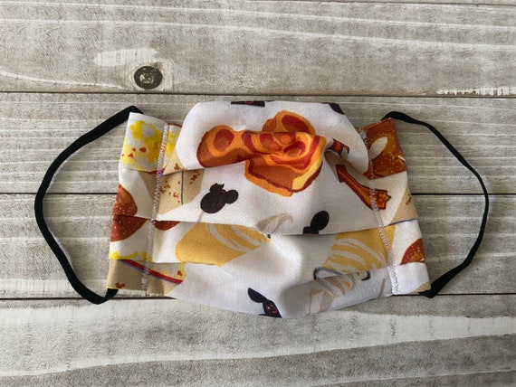 Assorted Disney Snack Mask With Nose Wire | Etsy