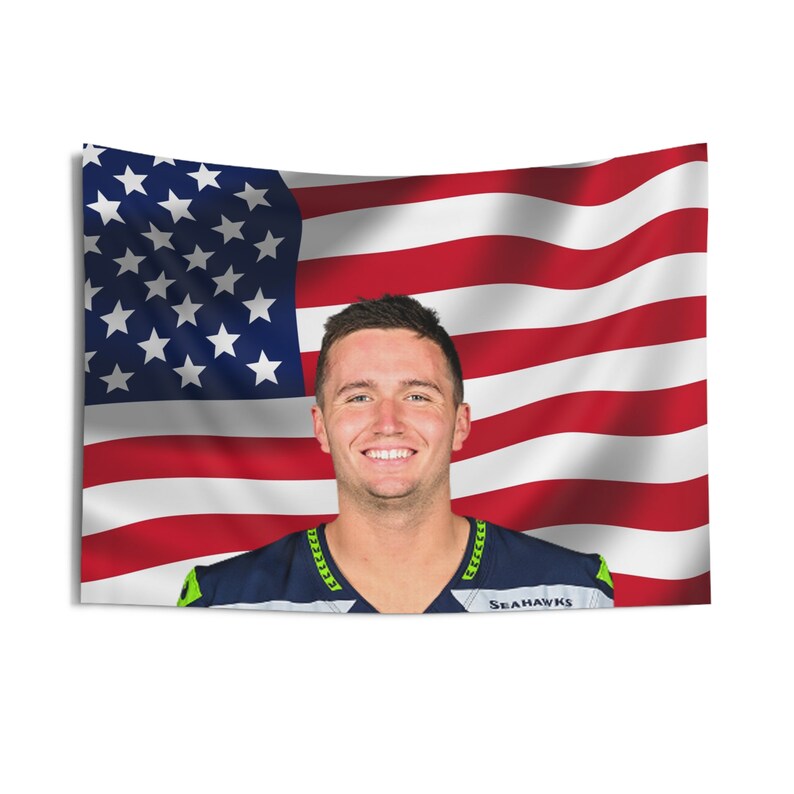 Drew Lock Flag Seattle Seahawks - Etsy