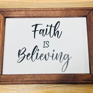 Christian Wall Decor, Inspirational Quote, Positive Canvas Sign, Faith ...