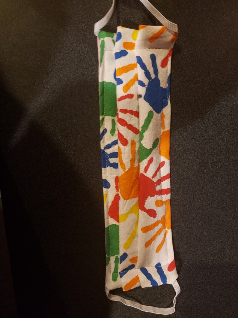 Handprint Face Mask - Etsy