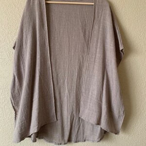 Linen Shrug, Solid Color Shrug, Summer to Fall Layering in Style, Gift ...