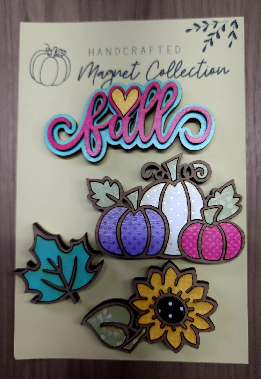 Fall Magnet Collection, Fall and Pumpkin Magnets, Autumn Magnet ...