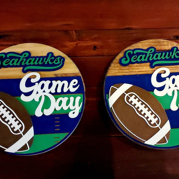 Seahawks Wood Sign - Etsy