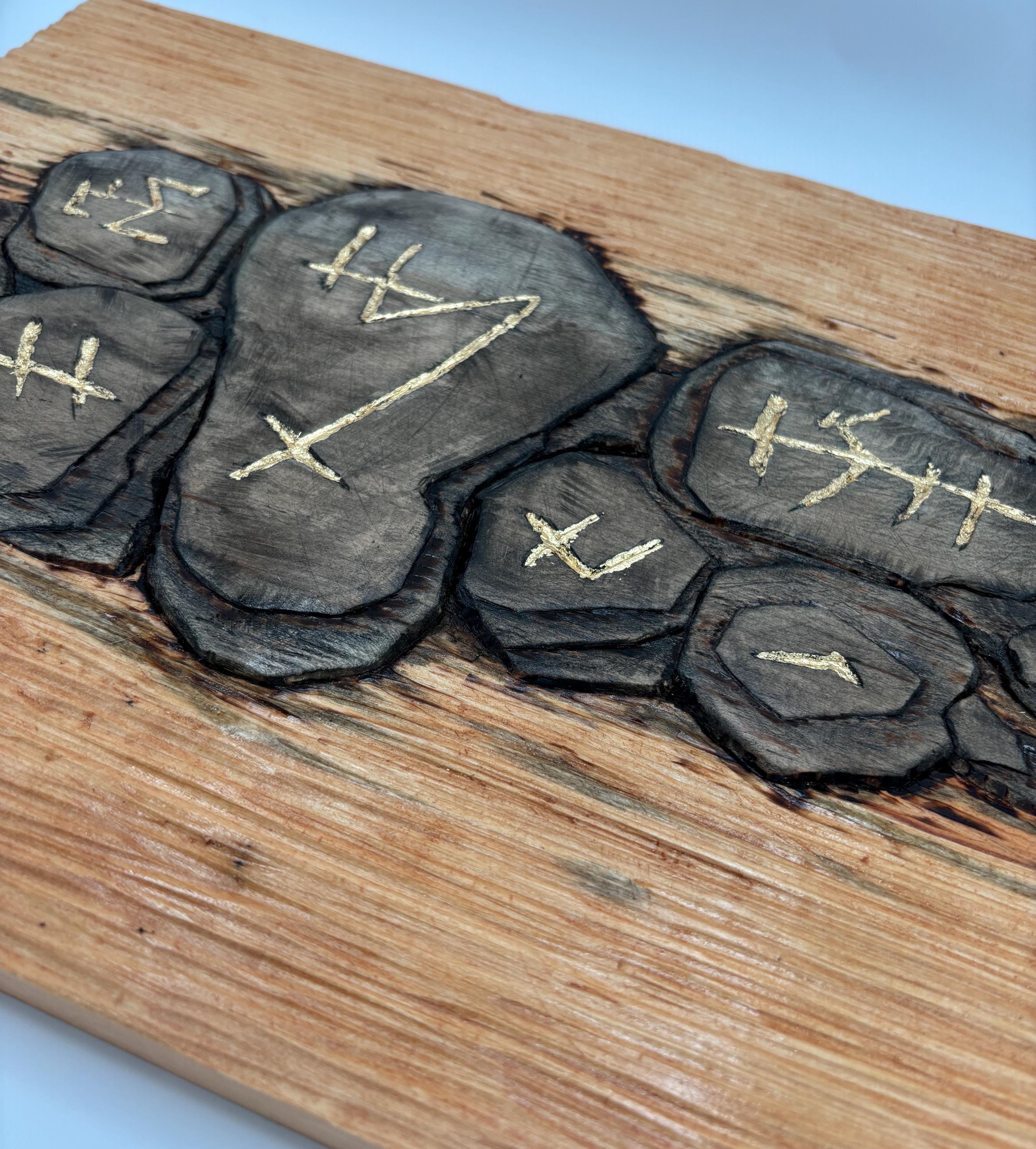 Hand-carved Elden Ring Summoning Sign | Unique Wood Art for Gamers - Etsy