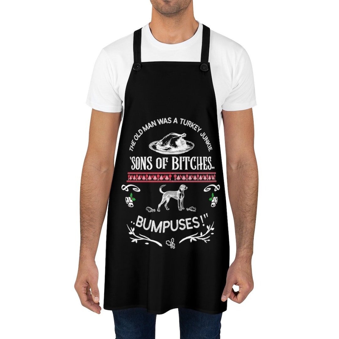 Funny Christmas Story Apron/ Sons of Bitches Bumpuses /ugly Christmas ...