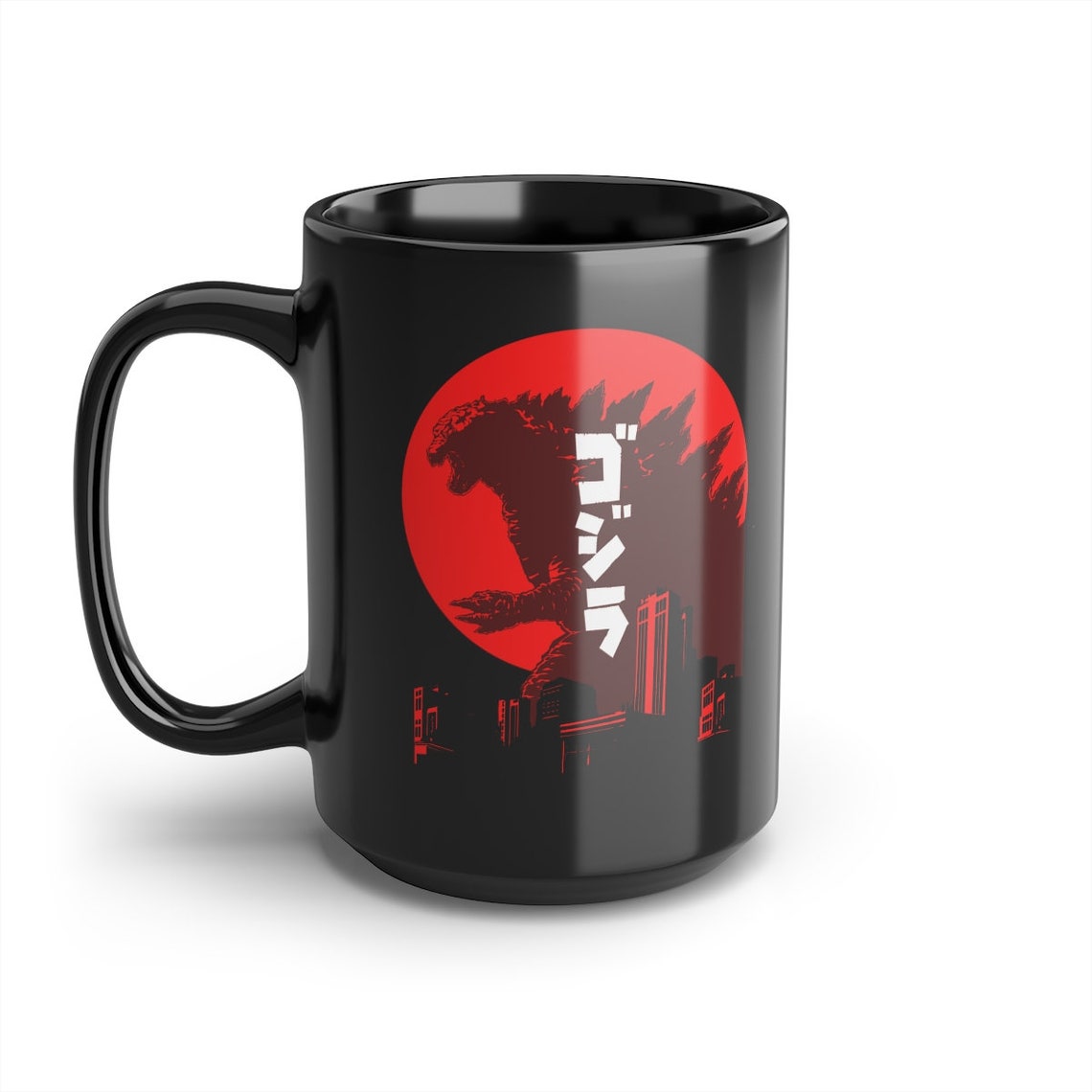 Godzilla Mug/ Japanese Godzilla Mug/ Godzilla Art Mug/ Kaiju - Etsy