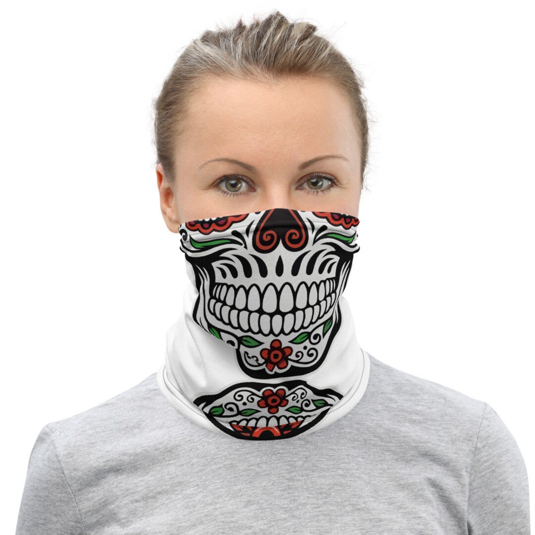 Face Gaiter/Dag van de doden Face Gaiter, Neck en Face Gaiter ...
