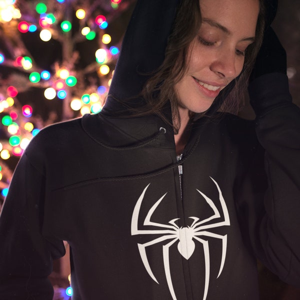 Adult Zip up Spider Man Hoodie - Etsy