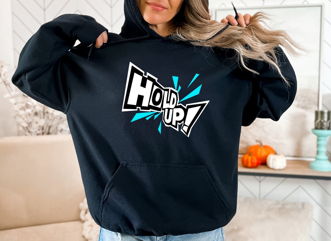 Persona Hold UP! Hoodie/ Persona Hold-up! Screen Hoodie/ Persona 5 Hold ...