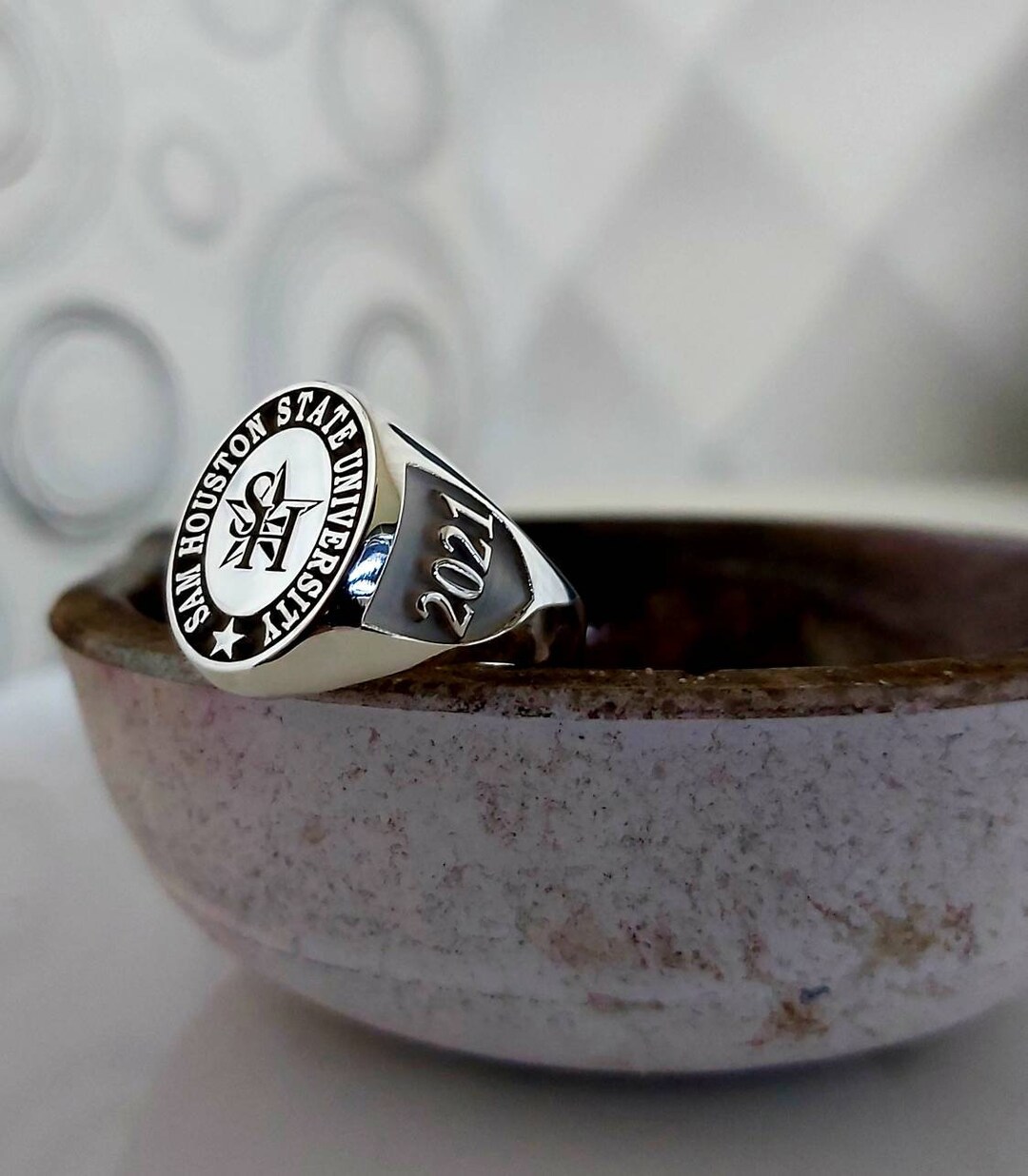 Unique Signet Ring, Personalized With Family Crest , Custom College or ...
