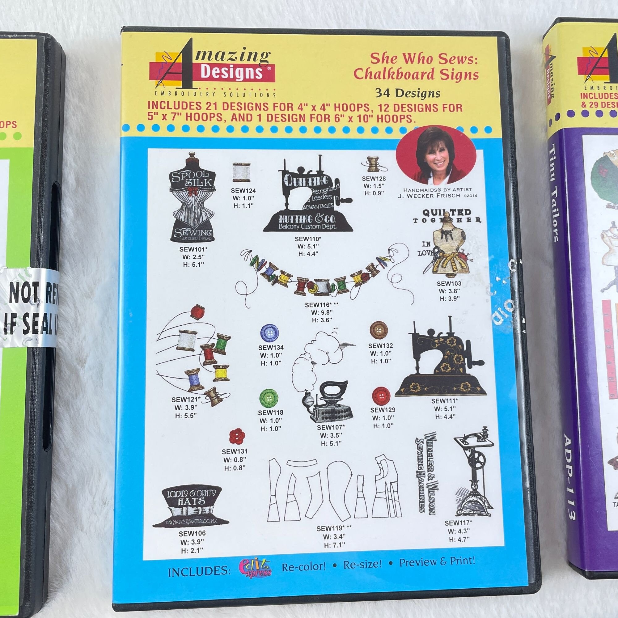 Lot of 5 Amazing Designs Embroidery Solutions Patterns Floral Kids ...