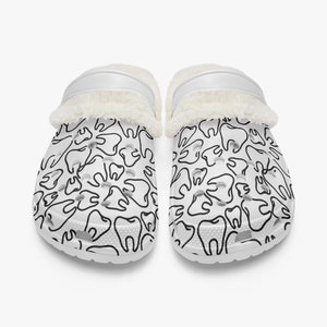 Dental Assistant Lined White Clogs Dental Hygienist Dental Student ...