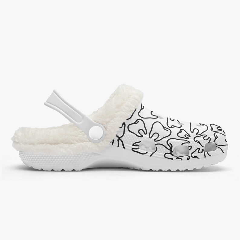Dental Assistant Lined White Clogs Dental Hygienist Dental - Etsy