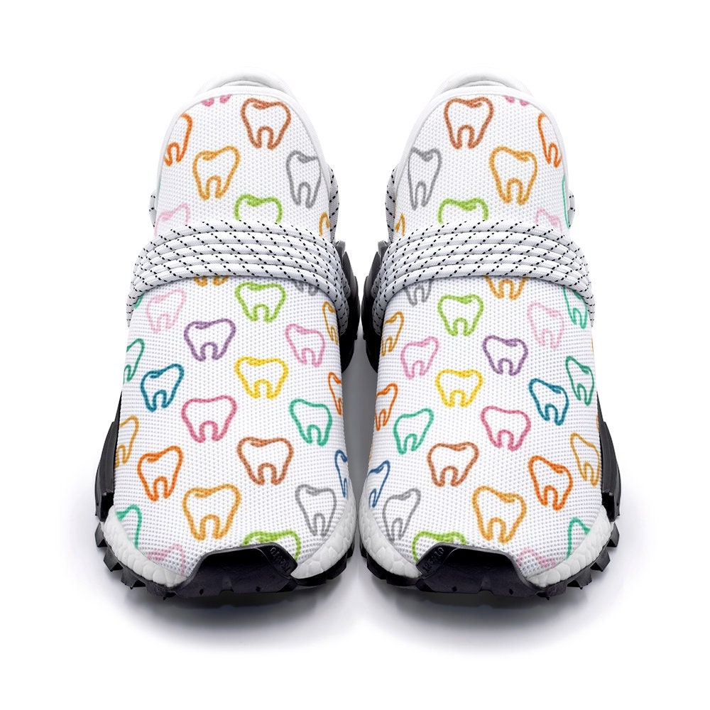 Tooth Pattern City Runner Shoes: Dentist RDH Gift - Etsy