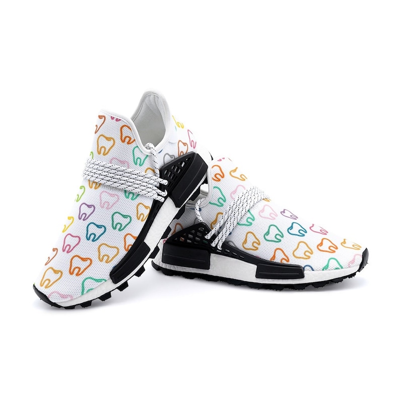 Tooth Pattern City Runner Shoes: Dentist RDH Gift - Etsy