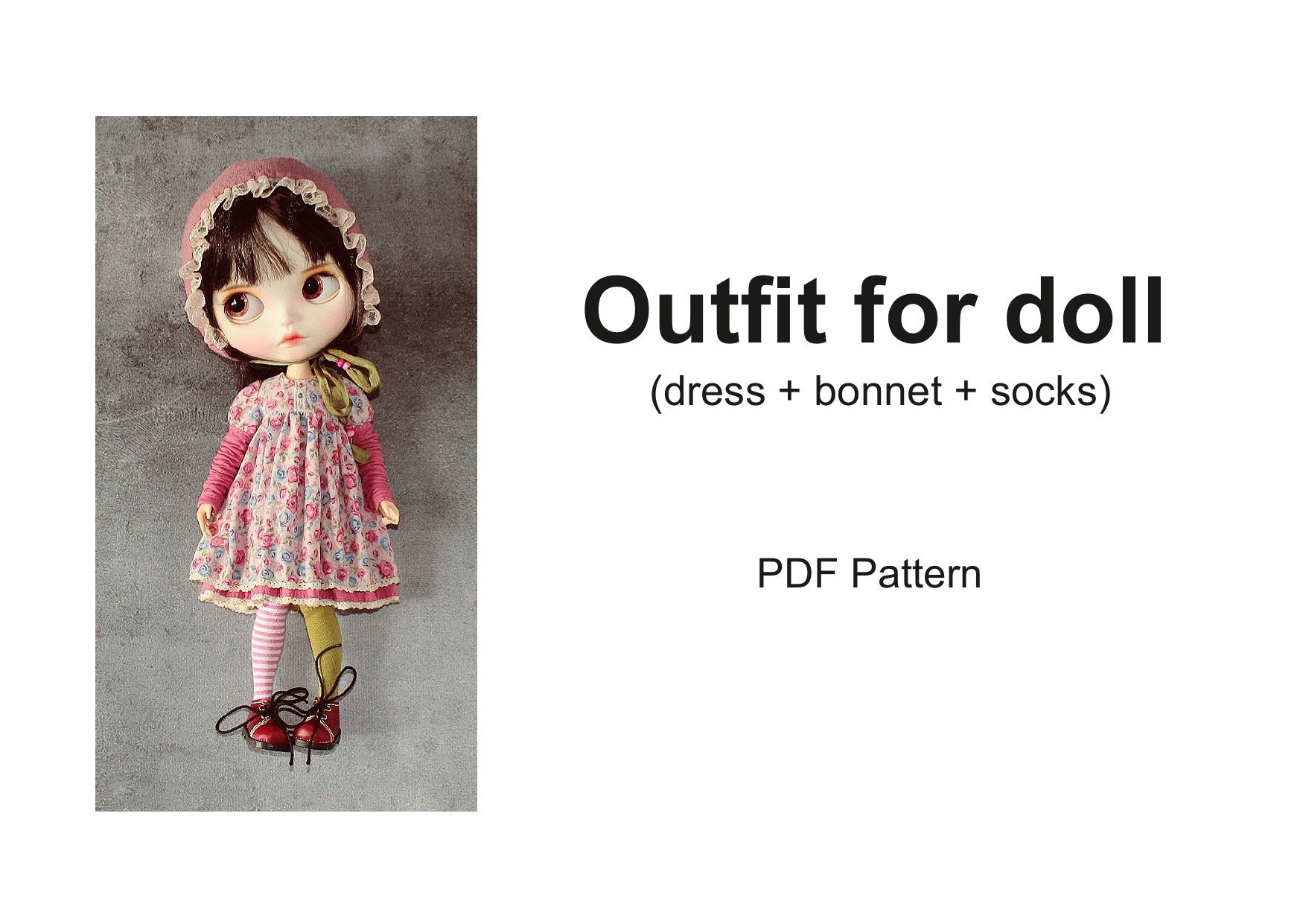 Outfit Fo Doll PDF Pattern/ PDF Pattern for Doll/ Dolls - Etsy Australia