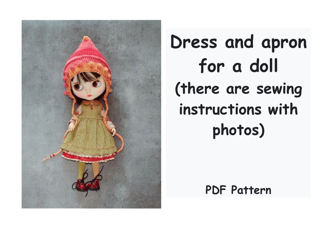 Outfit Fo Doll PDF Pattern/ PDF Pattern for Doll/ Dolls Clothes PDF ...