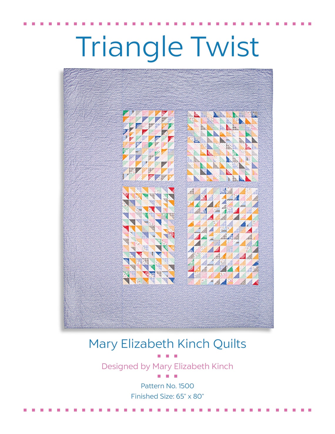 Triangle Twist Quilt Pattern PDF Quilt Pattern Half Square Triangles ...