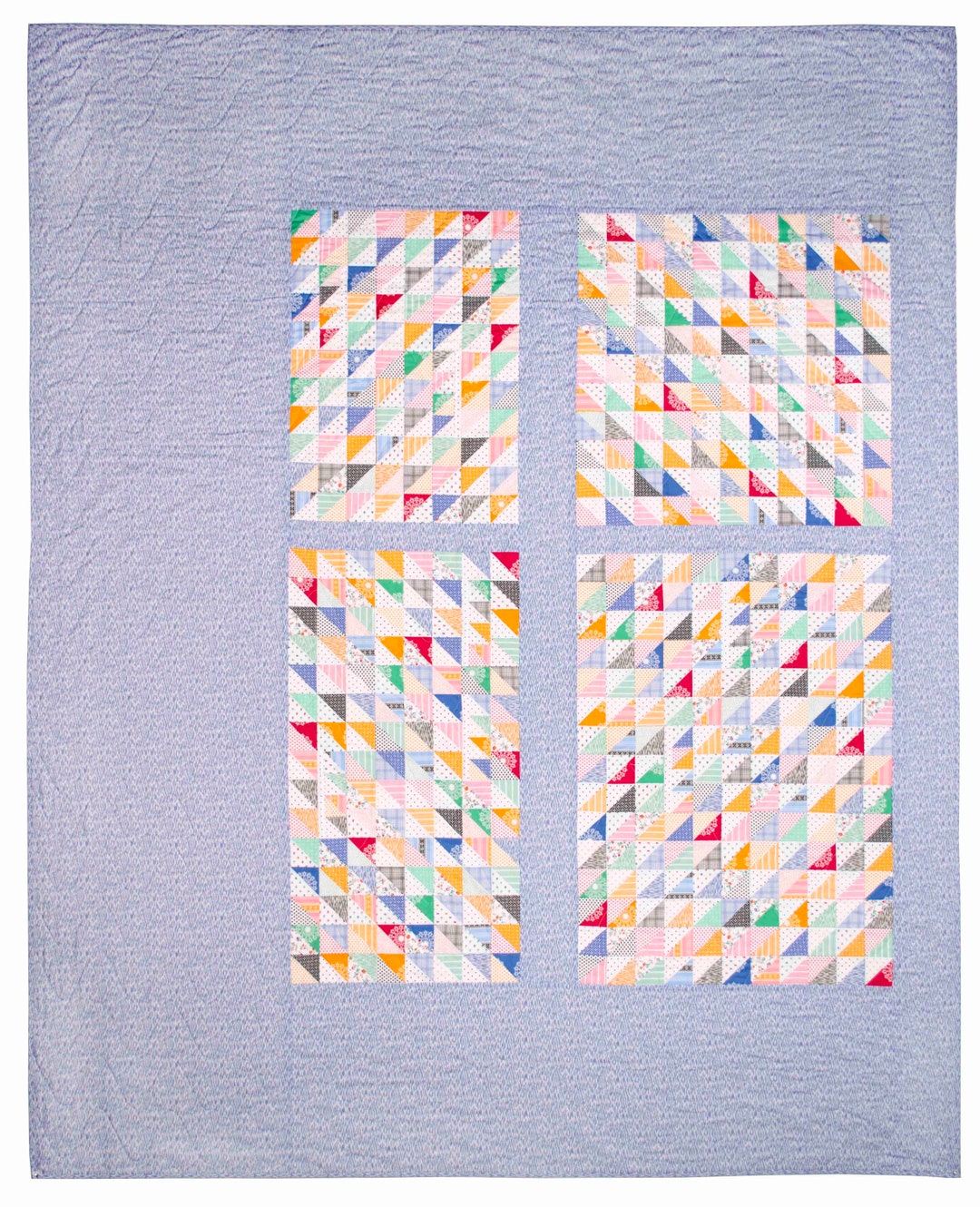 Triangle Twist Quilt Pattern PDF Quilt Pattern Half Square Triangles - Etsy