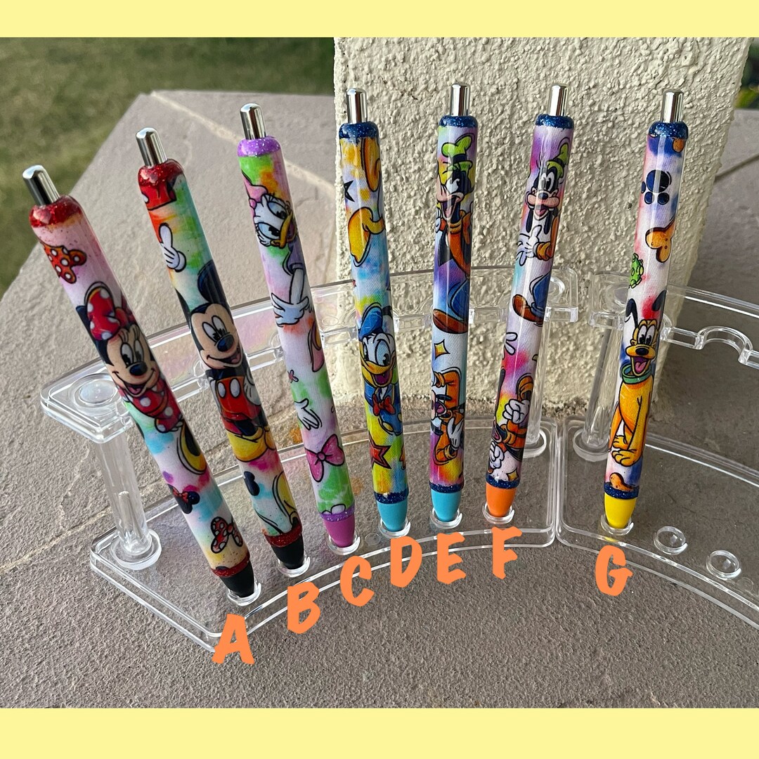 Mickey and Friends Gel Pens - Mickey Gel Pen - Minnie Gel Pen - Daisy ...
