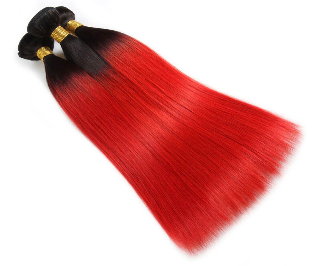 Brazilian Weave Ombre Red
