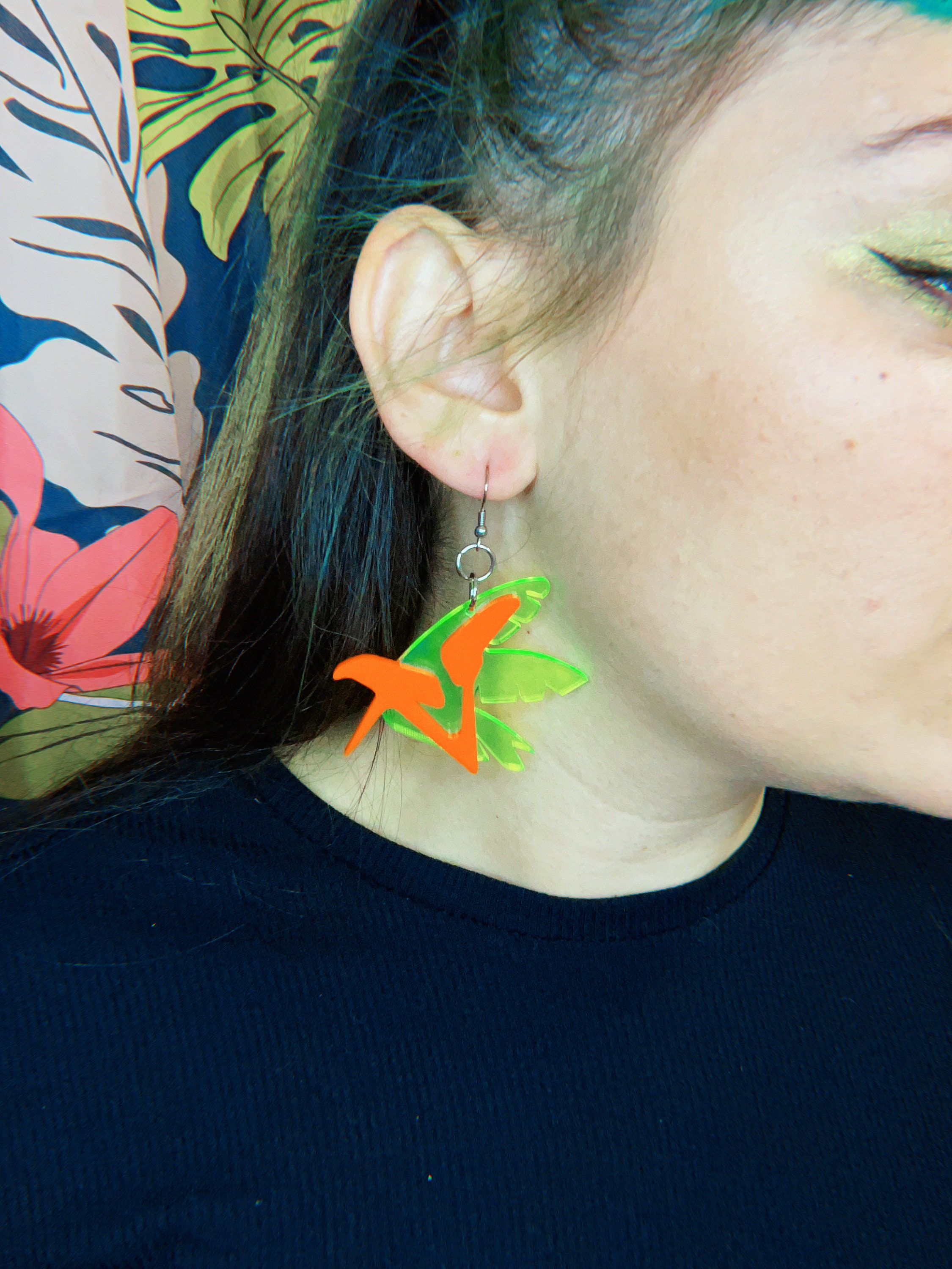 Acrylic Mid-century Modern Chair Earrings - Etsy