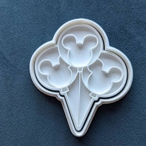 Mickey Balloons Cookie Cutter - Etsy