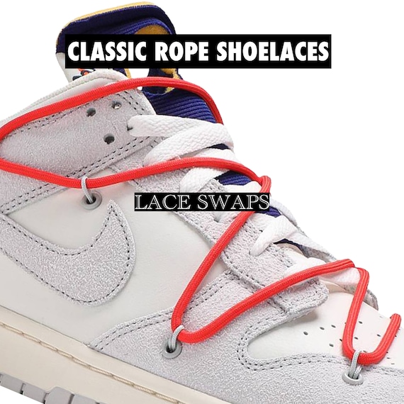 Classic Regular Rope Style Laces 35 Colorful Replacement - Etsy