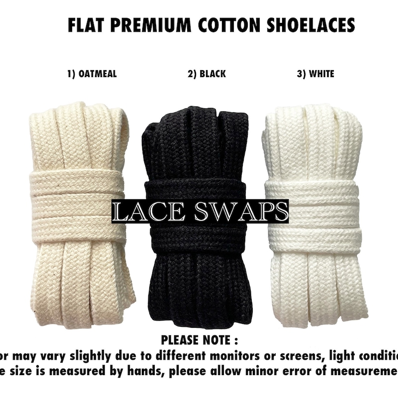 Cotton Shoelaces - Etsy