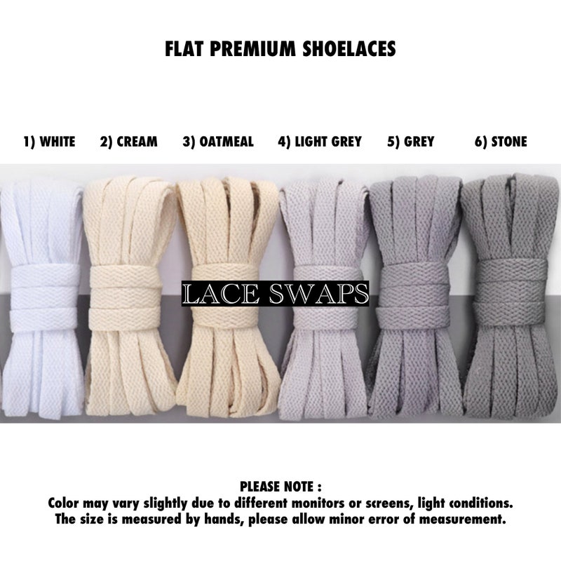 Cotton Shoelaces - Etsy