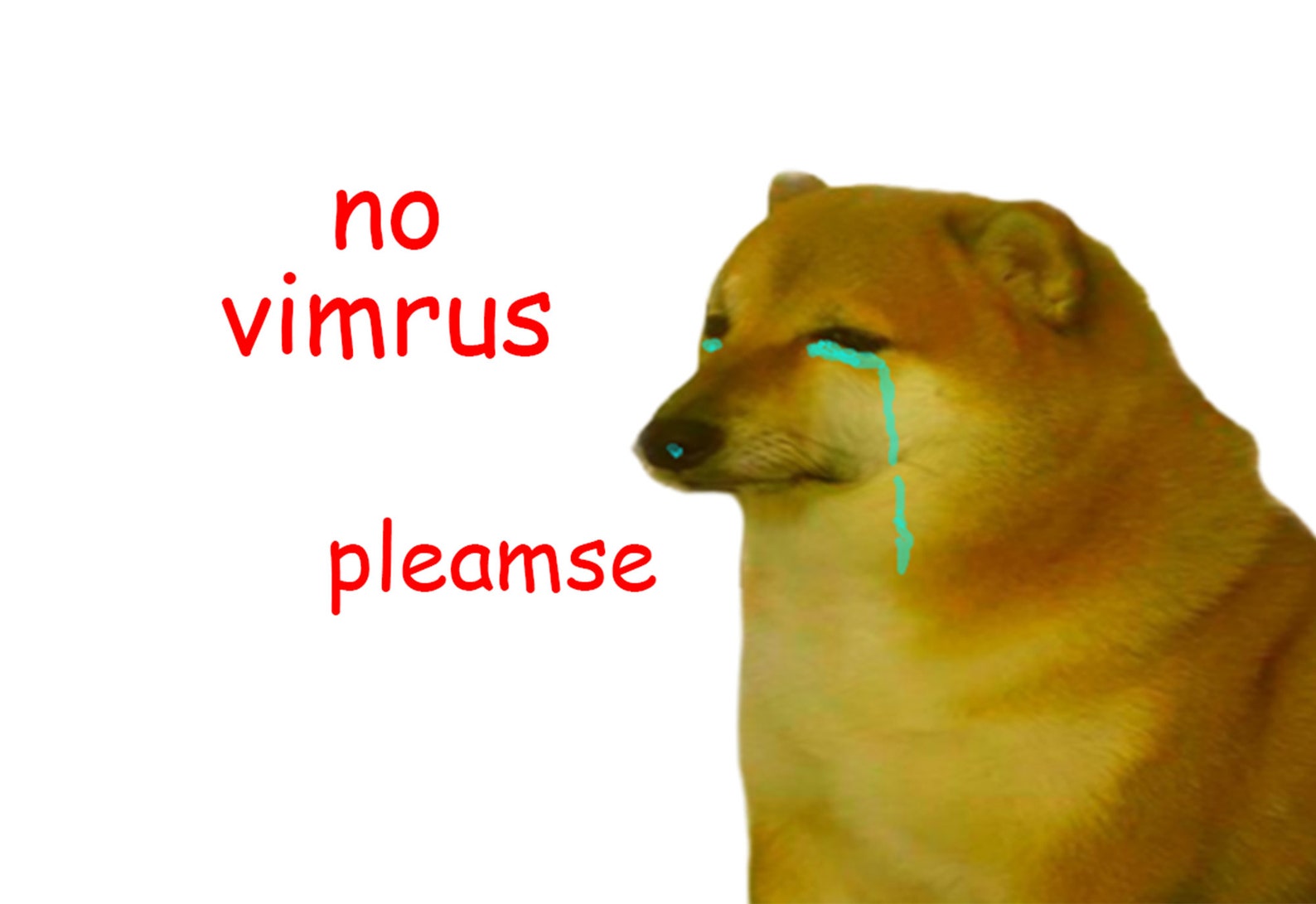 Cheems Crying Doge Face Mask Meme Washable Covering Covid - Etsy UK